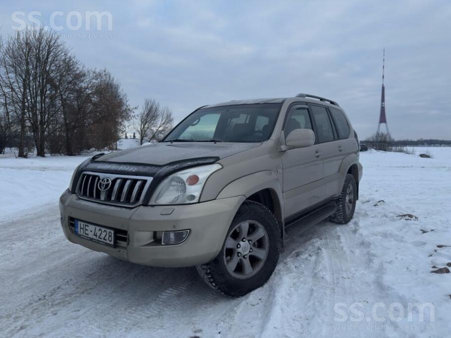 Brown Toyota Land Cruiser 2005 in Riga, with an engine capacity of 3.00 L and mileage of 415 thousand km for 7900 €, photo 3 on AUTOMOTO.COM.LV