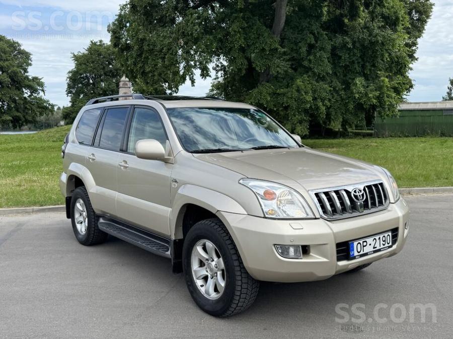Brown Toyota Land Cruiser 2007 in Riga, with an engine capacity of 3.00 L and mileage of 0 thousand km for 9990 €, photo 4 on AUTOMOTO.COM.LV