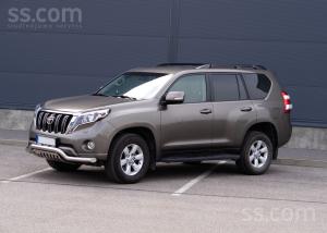Brown Toyota Land Cruiser 2017 in Riga, with an engine capacity of 2.80 L and mileage of 150 thousand km for 29990 €, photo  on AUTOMOTO.COM.LV