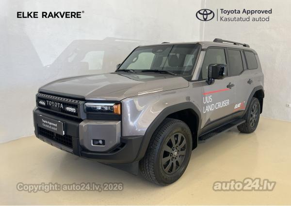 Brūns Toyota Land Cruiser 2025 Rakvere, ar dzinēja tilpumu 2.76 L un nobraukumu 13 tūkst. km par 86990 €, foto 1 vietnē AUTOMOTO.COM.LV