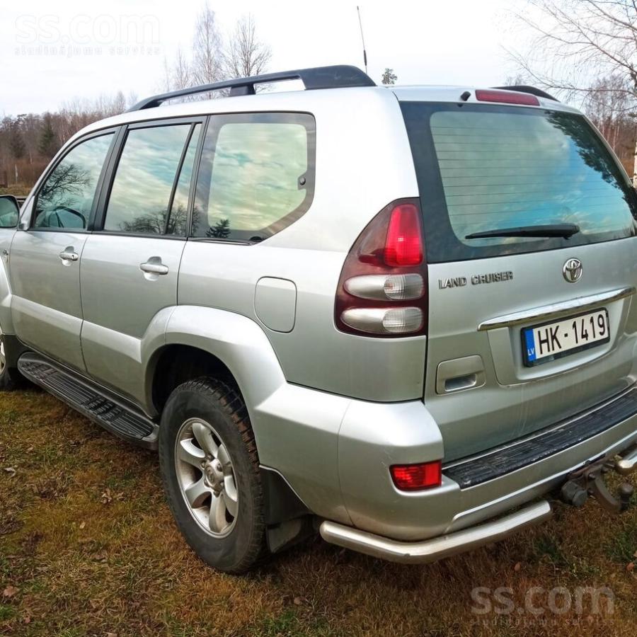 Toyota Land Cruiser 2004 in Daugavpils, with an engine capacity of 3.00 L and mileage of 315 thousand km for 6250 €, photo 6 on AUTOMOTO.COM.LV