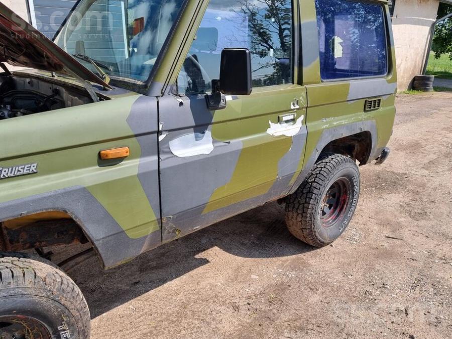 Zaļš Toyota Land Cruiser 1987 Valmiera, ar dzinēja tilpumu 2.40 L un nobraukumu 0 tūkst. km par 2920 €, foto 6 vietnē AUTOMOTO.COM.LV