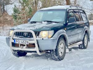 Zaļš Toyota Land Cruiser 1998 Rīga, ar dzinēja tilpumu 3.40 L un nobraukumu 163 tūkst. km par 6500 €, foto  vietnē AUTOMOTO.COM.LV
