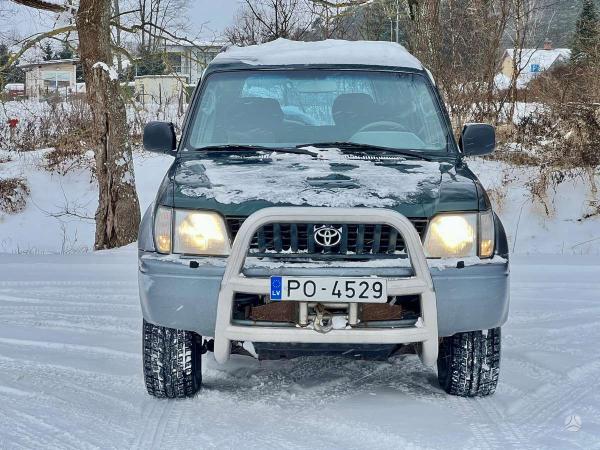 Green Toyota Land Cruiser 1998 in Riga, with an engine capacity of 3.40 L and mileage of 163 thousand km for 6500 €, photo 2 on AUTOMOTO.COM.LV