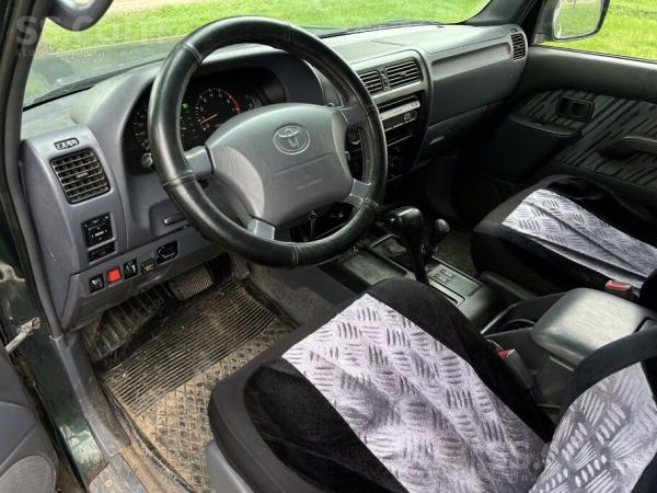 Green Toyota Land Cruiser 1998 in Riga, with an engine capacity of 3.40 L and mileage of 0 thousand km for 5000 €, photo 9 on AUTOMOTO.COM.LV