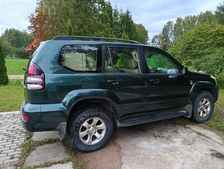 Zaļš Toyota Land Cruiser 2004 Jēkabpils, ar dzinēja tilpumu 3.00 L un nobraukumu 378 tūkst. km par 6900 €, foto 7 vietnē AUTOMOTO.COM.LV