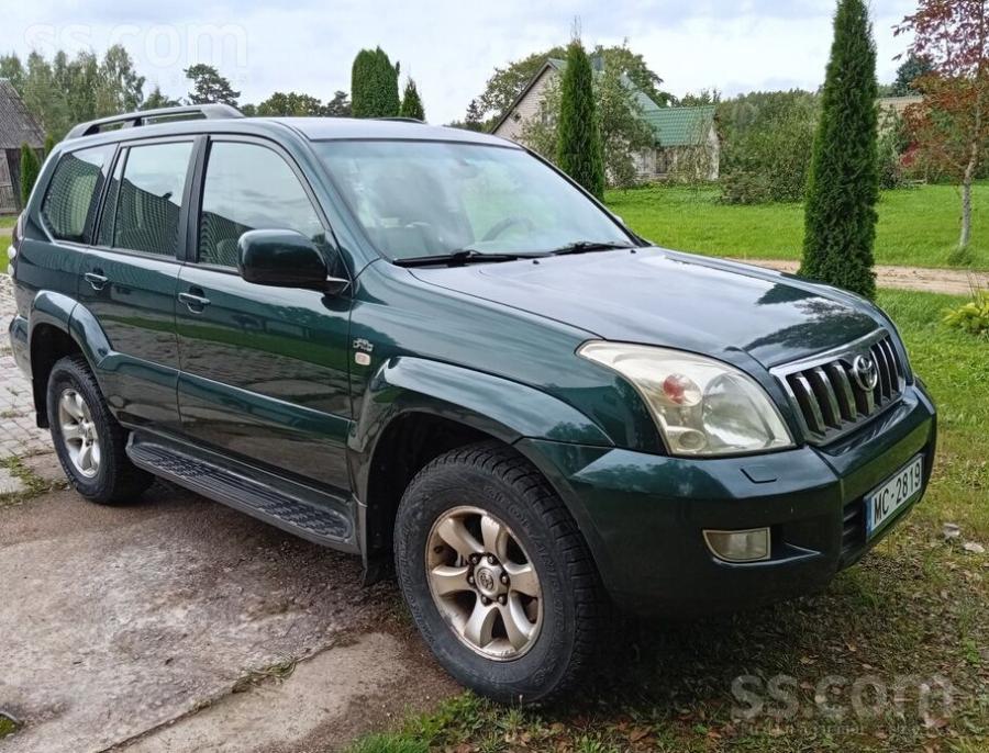 Zaļš Toyota Land Cruiser 2004 Jēkabpils, ar dzinēja tilpumu 3.00 L un nobraukumu 378 tūkst. km par 6900 €, foto 8 vietnē AUTOMOTO.COM.LV