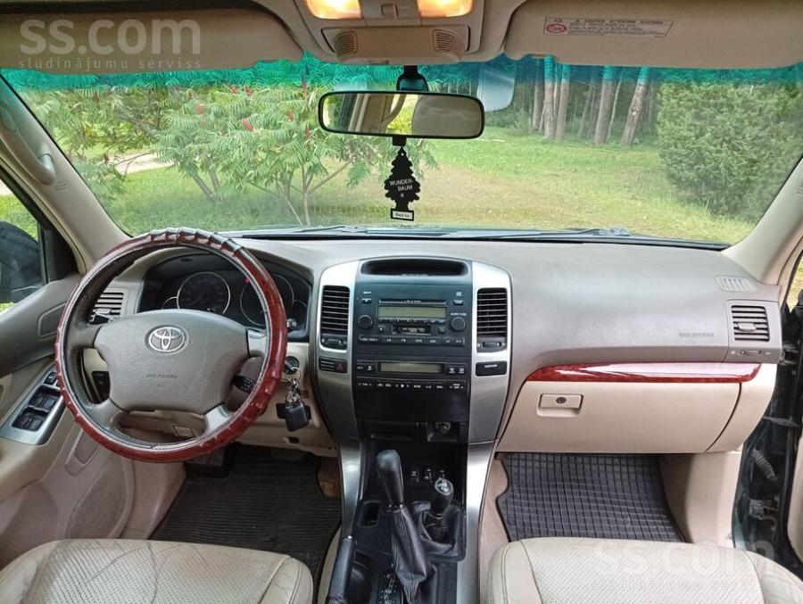 Zaļš Toyota Land Cruiser 2004 Jēkabpils, ar dzinēja tilpumu 3.00 L un nobraukumu 378 tūkst. km par 6900 €, foto 11 vietnē AUTOMOTO.COM.LV