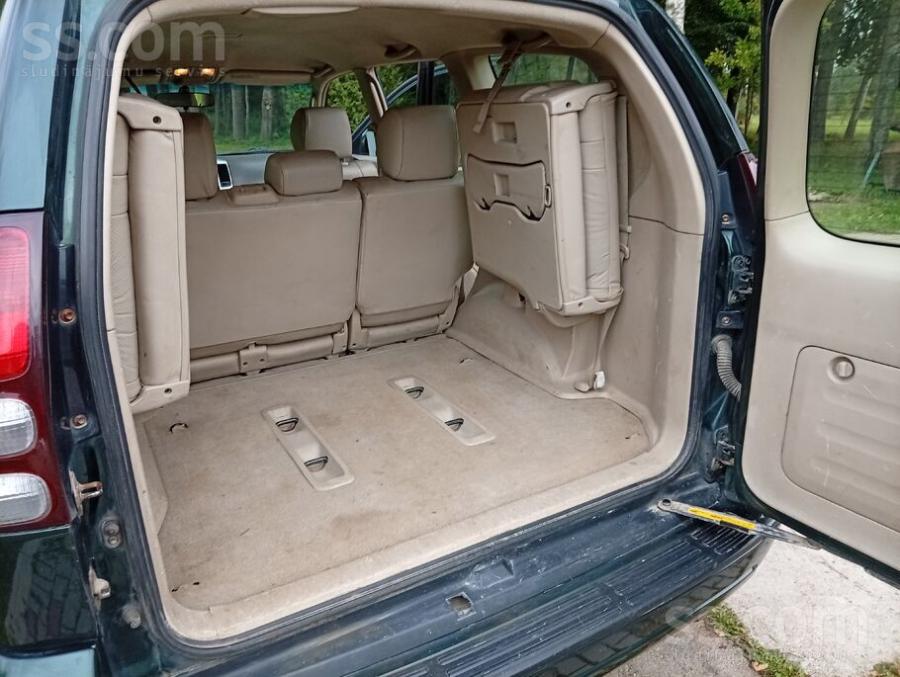 Zaļš Toyota Land Cruiser 2004 Jēkabpils, ar dzinēja tilpumu 3.00 L un nobraukumu 378 tūkst. km par 6900 €, foto 12 vietnē AUTOMOTO.COM.LV