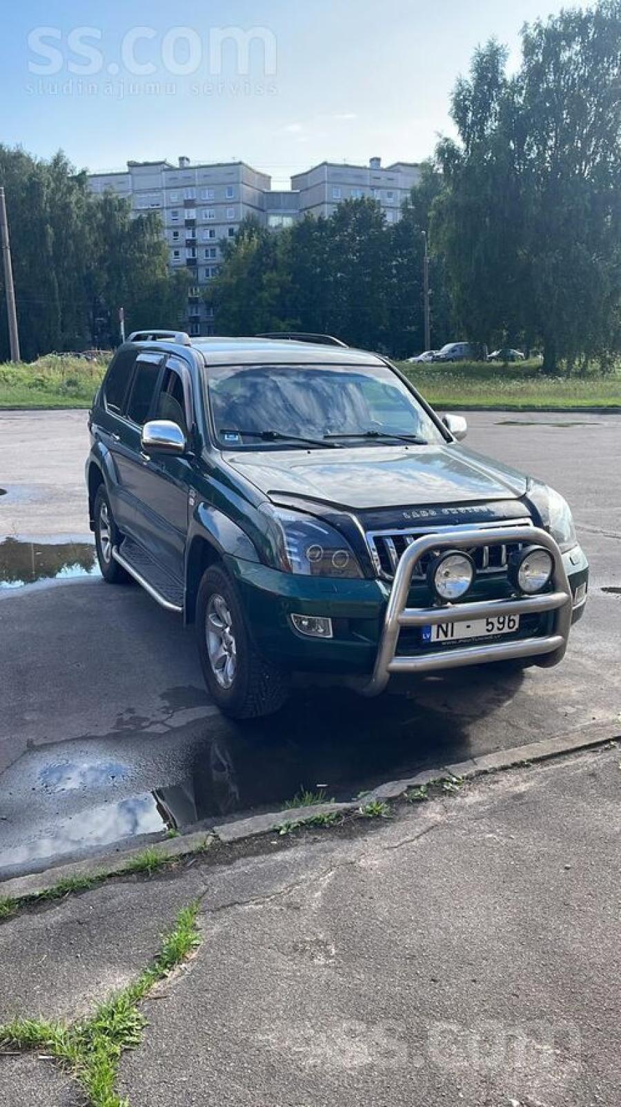 Zaļš Toyota Land Cruiser 2006 Rīga, ar dzinēja tilpumu 3.00 L un nobraukumu 442 tūkst. km par 8500 €, foto 1 vietnē AUTOMOTO.COM.LV
