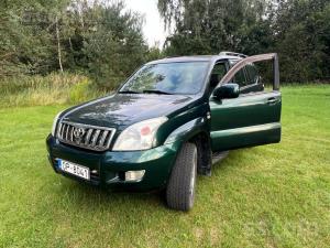 Green Toyota Land Cruiser 2006 in Riga, with an engine capacity of 3.00 L and mileage of 352 thousand km for 9500 €, photo  on AUTOMOTO.COM.LV