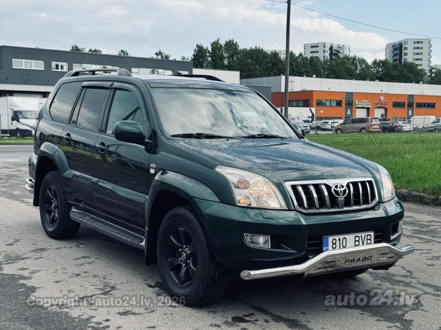 Green Toyota Land Cruiser 2008 in Tallinn, with an engine capacity of 3.00 L and mileage of 185 thousand km for 15990 €, photo 1 on AUTOMOTO.COM.LV