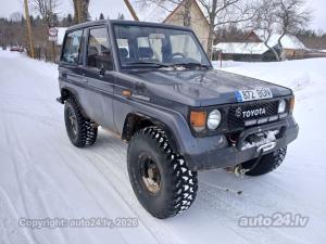 Pelēks Toyota Land Cruiser 1986 Tallina, ar dzinēja tilpumu 2.40 L un nobraukumu 0 tūkst. km par 7200 €, foto 3 vietnē AUTOMOTO.COM.LV