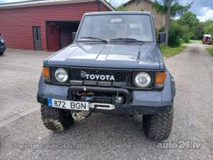 Grey Toyota Land Cruiser 1986 in Tallinn, with an engine capacity of 2.40 L and mileage of 0 thousand km for 5800 €, photo  on AUTOMOTO.COM.LV
