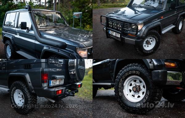 Grey Toyota Land Cruiser 1990 in Tallinn, with an engine capacity of 2.40 L and mileage of 228 thousand km for 7500 €, photo 8 on AUTOMOTO.COM.LV