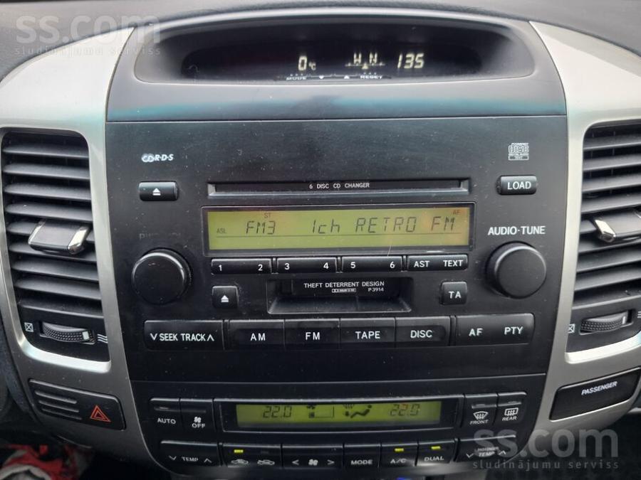 Pelēks Toyota Land Cruiser 2007 Rēzekne, ar dzinēja tilpumu 3.00 L un nobraukumu 0 tūkst. km par 5950 €, foto 15 vietnē AUTOMOTO.COM.LV