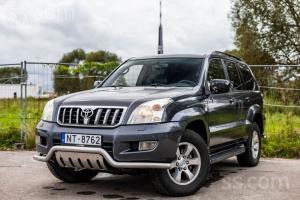 Grey Toyota Land Cruiser 2007 in Riga, with an engine capacity of 3.00 L and mileage of 423 thousand km for 7990 €, photo  on AUTOMOTO.COM.LV
