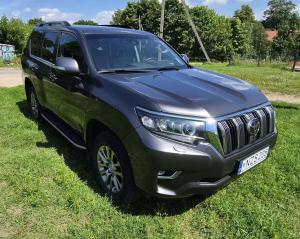 Grey Toyota Land Cruiser 2020 in Vilnius, with an engine capacity of 2.76 L and mileage of 122 thousand km for 41900 €, photo  on AUTOMOTO.COM.LV