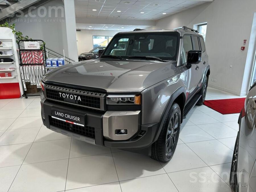 Grey Toyota Land Cruiser 2026 in Jekabpils, with an engine capacity of 2.80 L and mileage of 10 thousand km for 82500 €, photo 1 on AUTOMOTO.COM.LV