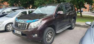 Violet Toyota Land Cruiser Prado 2011 in Druskininkai, with an engine capacity of 2.98 L and mileage of 195 thousand km for 25000 €, photo  on AUTOMOTO.COM.LV