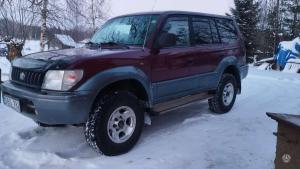 Red Toyota Land Cruiser 1996 in Vilnius, with an engine capacity of 2.99 L and mileage of 365 thousand km for 3900 €, photo  on AUTOMOTO.COM.LV