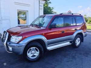 Red Toyota Land Cruiser 2002 in Vilnius, with an engine capacity of 3.00 L and mileage of 400 thousand km for 7500 €, photo  on AUTOMOTO.COM.LV