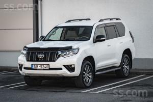 Белый Тойота Ленд Крузер 2021 в Рига, объемом двигателя 2.80 л и пробегом 42 тыс. км за 50950 €, фото  на AUTOMOTO.COM.LV