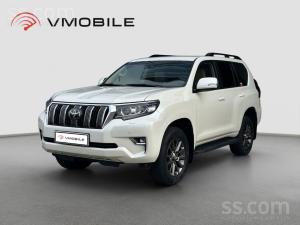 White Toyota Land Cruiser 2023 in Riga, with an engine capacity of 2.80 L and mileage of 33 thousand km for 56490 €, photo  on AUTOMOTO.COM.LV