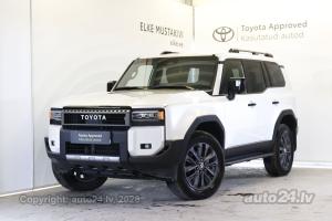 White Toyota Land Cruiser 2025 in Tallinn, with an engine capacity of 2.76 L and mileage of 19 thousand km for 89900 €, photo 1 on AUTOMOTO.COM.LV
