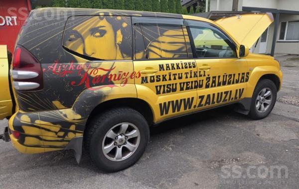 Yellow Toyota Land Cruiser 2005 in Riga, with an engine capacity of 3.00 L and mileage of 480 thousand km for 7000 €, photo 3 on AUTOMOTO.COM.LV