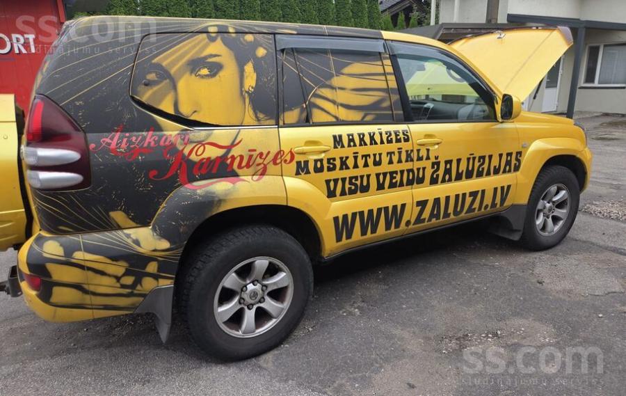Dzeltens Toyota Land Cruiser 2005 Rīga, ar dzinēja tilpumu 3.00 L un nobraukumu 480 tūkst. km par 7000 €, foto 3 vietnē AUTOMOTO.COM.LV
