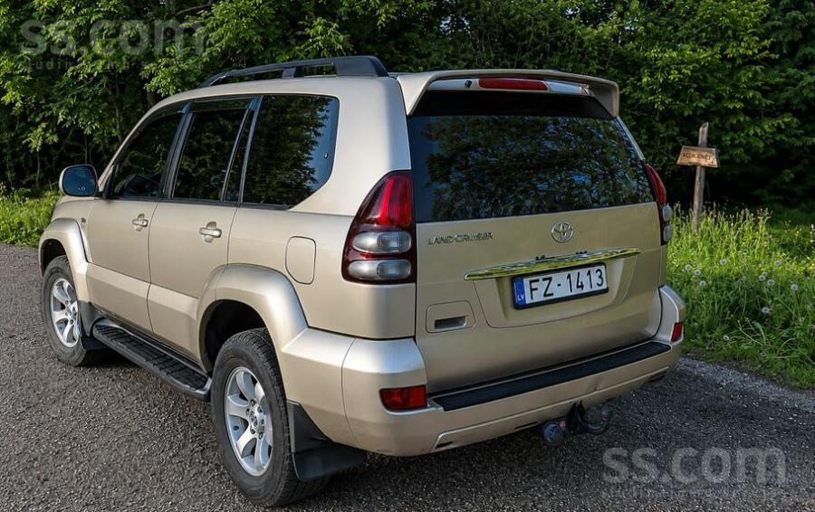 Dzeltens Toyota Land Cruiser 2006 Valmiera, ar dzinēja tilpumu 3.00 L un nobraukumu 452 tūkst. km par 8800 €, foto 4 vietnē AUTOMOTO.COM.LV