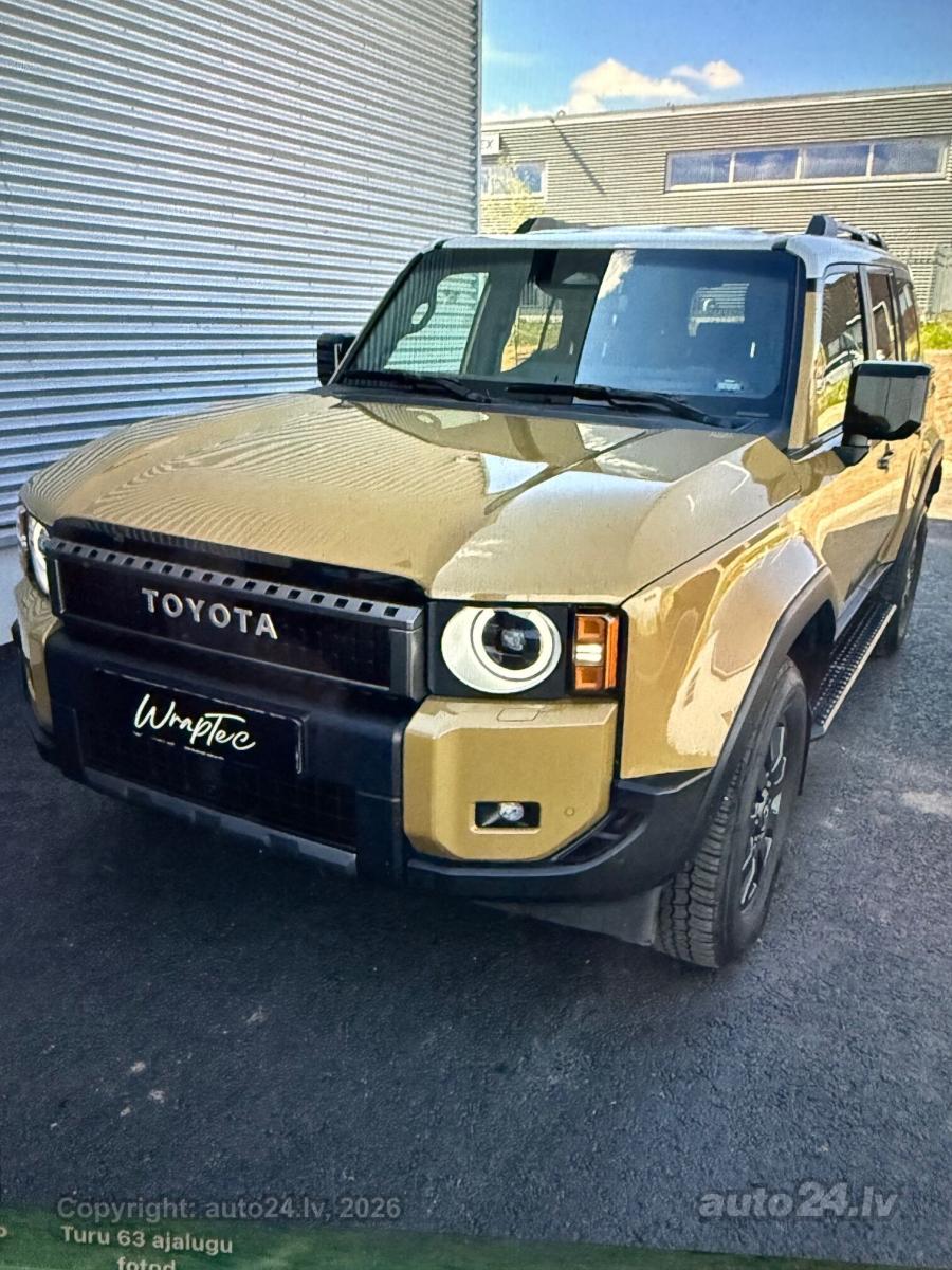 Dzeltens Toyota Land Cruiser 2024 Tallina, ar dzinēja tilpumu 2.80 L un nobraukumu 9 tūkst. km par 84000 €, foto 1 vietnē AUTOMOTO.COM.LV