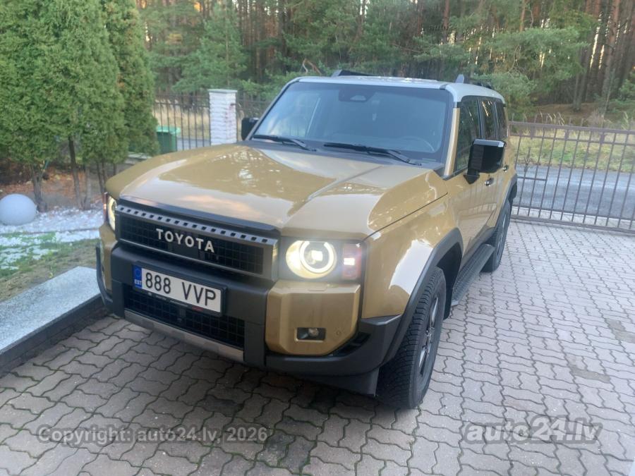 Dzeltens Toyota Land Cruiser 2024 Tallina, ar dzinēja tilpumu 2.80 L un nobraukumu 9 tūkst. km par 84000 €, foto 4 vietnē AUTOMOTO.COM.LV