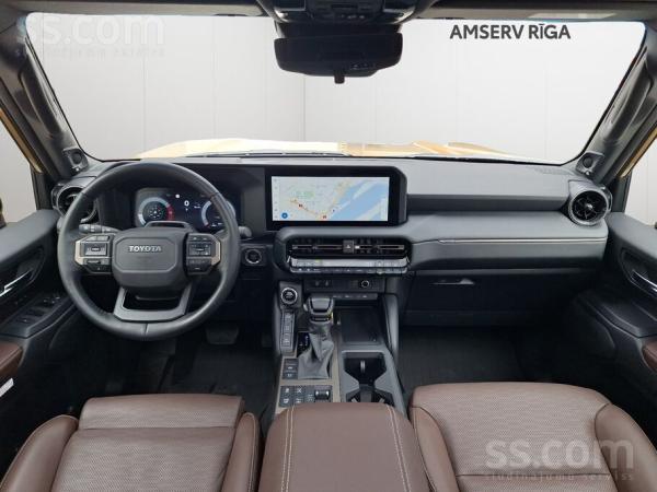 Yellow Toyota Land Cruiser 2025 in Riga, with an engine capacity of 2.80 L and mileage of 33 thousand km for 79900 €, photo 10 on AUTOMOTO.COM.LV