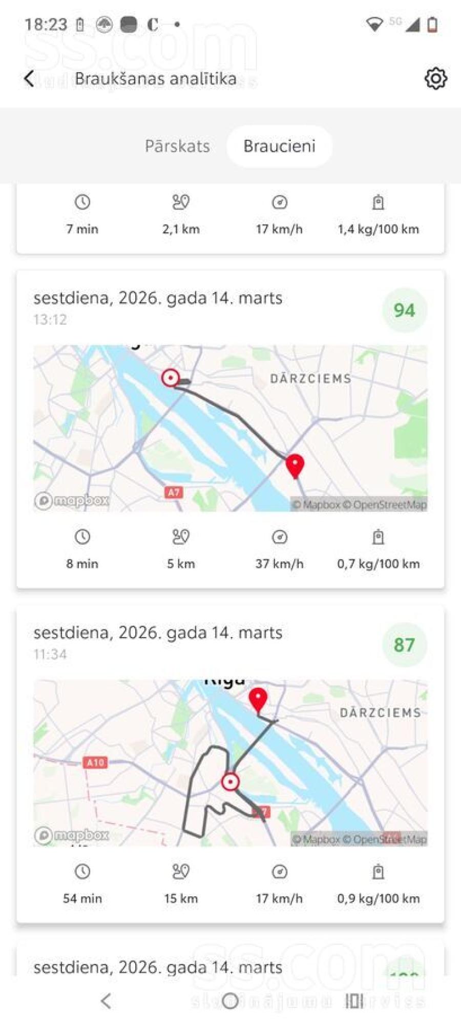 Grey Toyota Mirai 2022 in Riga, with an engine capacity of 0.00 L and mileage of 102 thousand km for 19900 €, photo 12 on AUTOMOTO.COM.LV