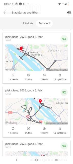 Grey Toyota Mirai 2022 in Riga, with an engine capacity of 0.00 L and mileage of 102 thousand km for 19900 €, photo 13 on AUTOMOTO.COM.LV