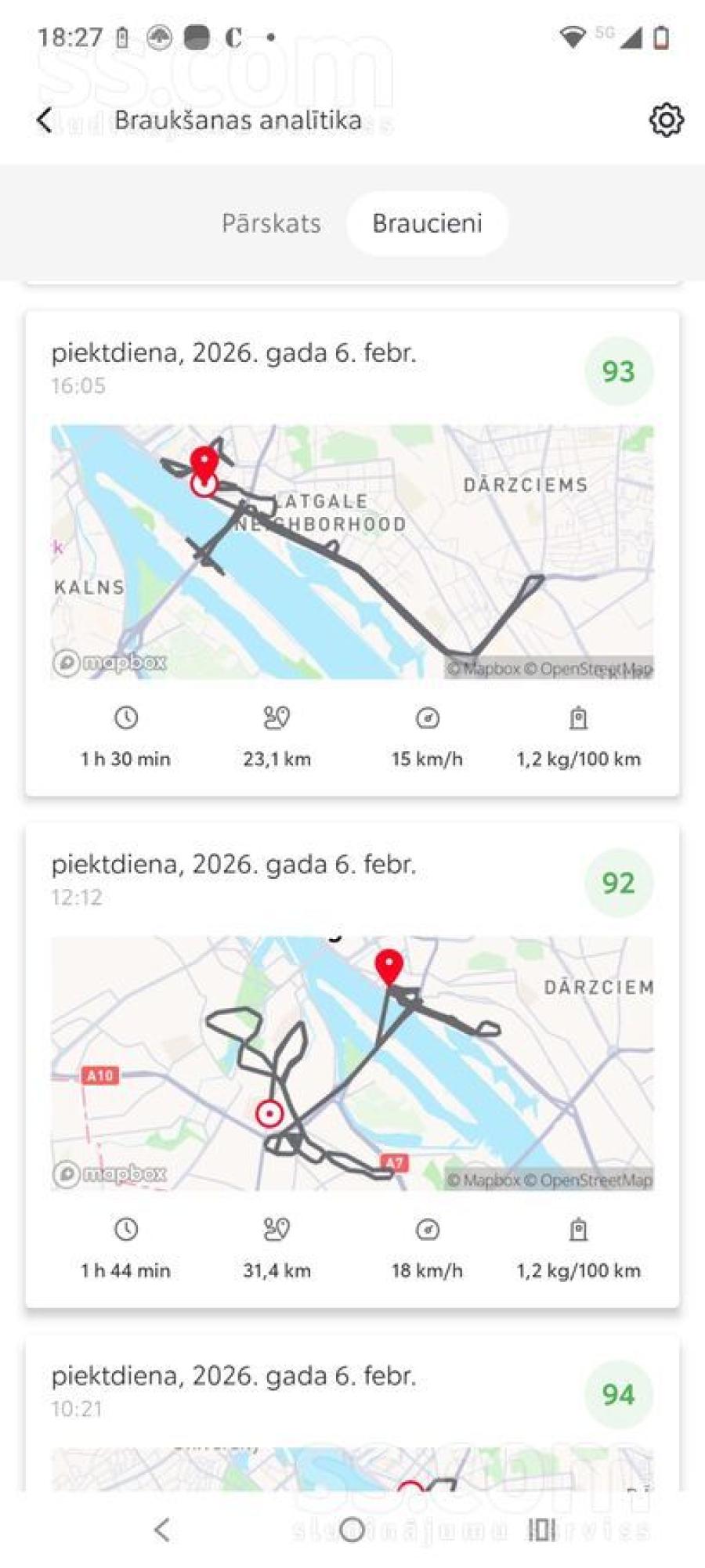 Grey Toyota Mirai 2022 in Riga, with an engine capacity of 0.00 L and mileage of 102 thousand km for 19900 €, photo 13 on AUTOMOTO.COM.LV
