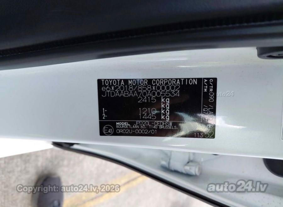 White Toyota Mirai 2022 in Tallinn, with an engine capacity of 0.00 L and mileage of 12 thousand km for 16995 €, photo 20 on AUTOMOTO.COM.LV