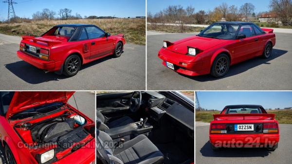 Red Toyota MR2 1990 in Tallinn, with an engine capacity of 1.60 L and mileage of 279 thousand km for 8749 €, photo 6 on AUTOMOTO.COM.LV
