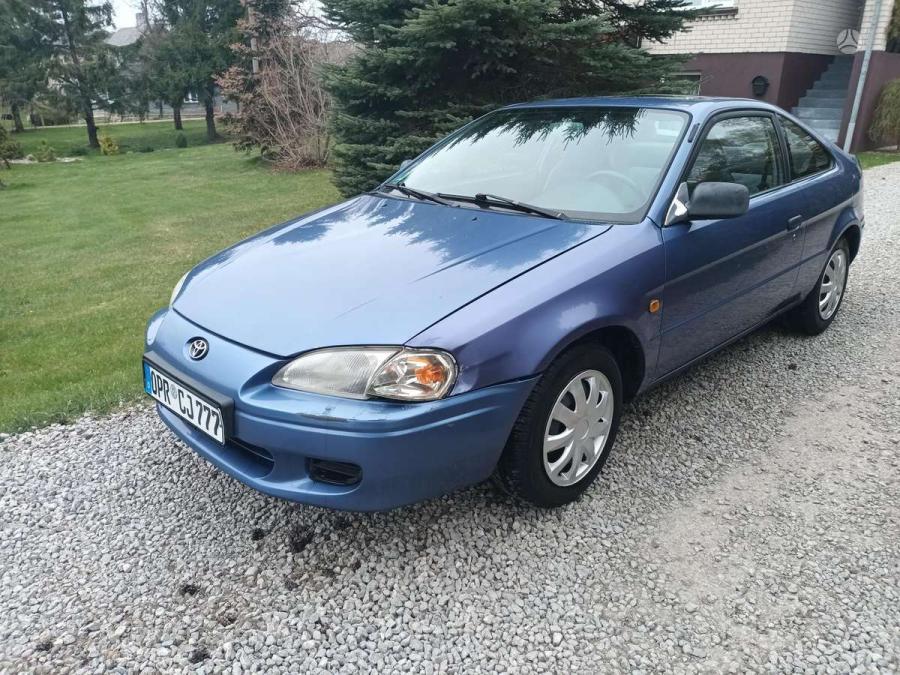 Blue Toyota Paseo 1996 in Kelme, with an engine capacity of 1.50 L and mileage of 126 thousand km for 1600 €, photo 5 on AUTOMOTO.COM.LV