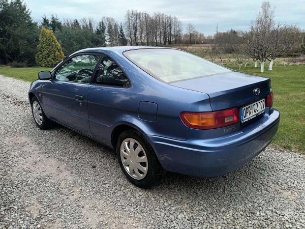Blue Toyota Paseo 1996 in Kelme, with an engine capacity of 1.50 L and mileage of 126 thousand km for 1600 €, photo 5 on AUTOMOTO.COM.LV