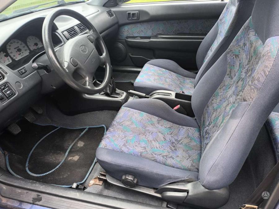 Blue Toyota Paseo 1996 in Kelme, with an engine capacity of 1.50 L and mileage of 126 thousand km for 1600 €, photo 7 on AUTOMOTO.COM.LV