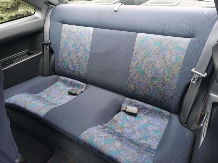 Blue Toyota Paseo 1996 in Kelme, with an engine capacity of 1.50 L and mileage of 126 thousand km for 1600 €, photo 8 on AUTOMOTO.COM.LV
