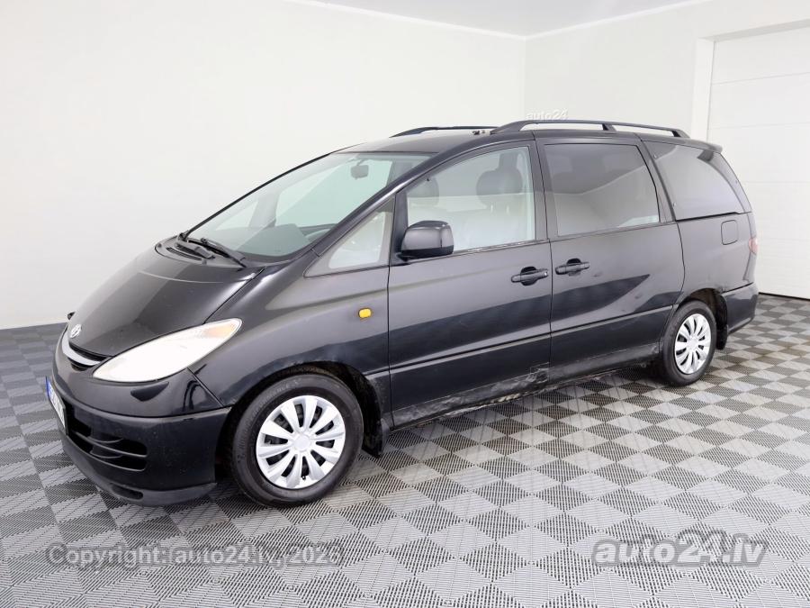 Melns Toyota Previa 2003 Tallina, ar dzinēja tilpumu 2.40 L un nobraukumu 283 tūkst. km par 1699 €, foto 3 vietnē AUTOMOTO.COM.LV