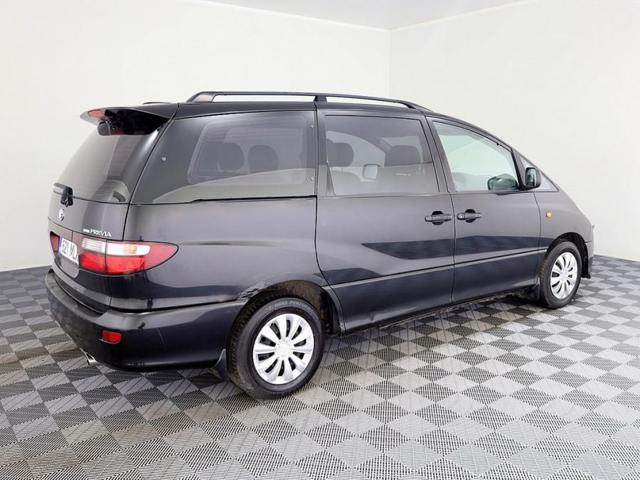 Black Toyota Previa 2003 in Tallinn, with an engine capacity of 2.40 L and mileage of 283 thousand km for 1099 €, photo 12 on AUTOMOTO.COM.LV