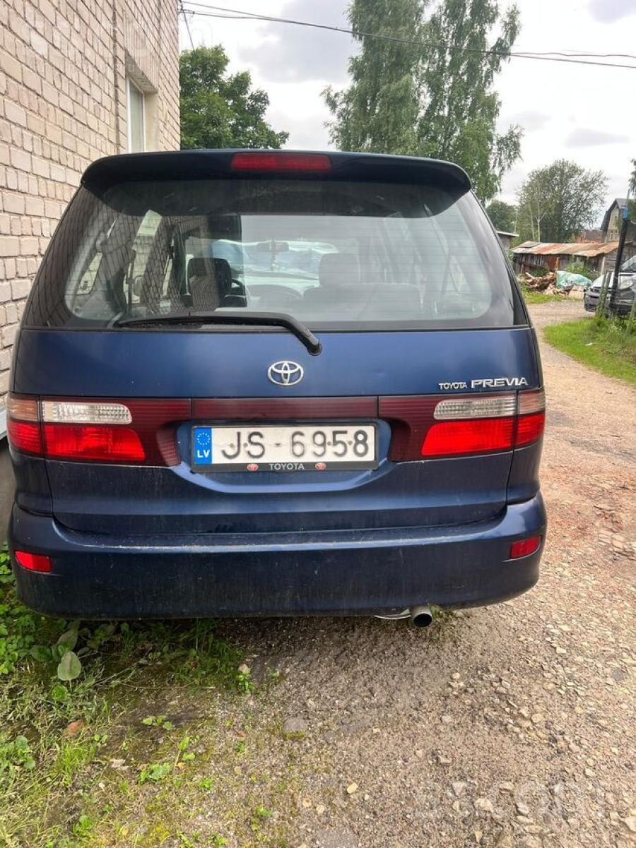 Zils Toyota Previa 2002 Rīga, ar dzinēja tilpumu 2.00 L un nobraukumu 400 tūkst. km par 750 €, foto 6 vietnē AUTOMOTO.COM.LV