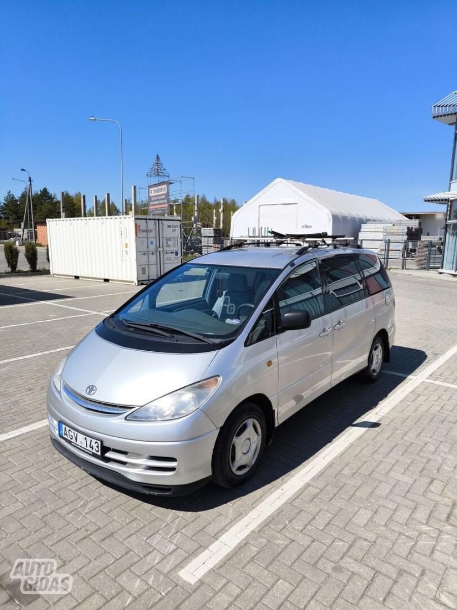 Grey Toyota Previa 2000 in Panevezys, with an engine capacity of 2.40 L and mileage of 400 thousand km for 2500 €, photo 21 on AUTOMOTO.COM.LV