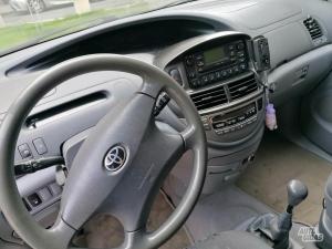 Pelēks Toyota Previa 2003 Viļņa, ar dzinēja tilpumu 2.00 L un nobraukumu 317 tūkst. km par 950 €, foto 15 vietnē AUTOMOTO.COM.LV