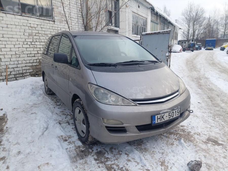 Grey Toyota Previa 2004 in Riga, with an engine capacity of 2.00 L and mileage of 520 thousand km for 700 €, photo 7 on AUTOMOTO.COM.LV